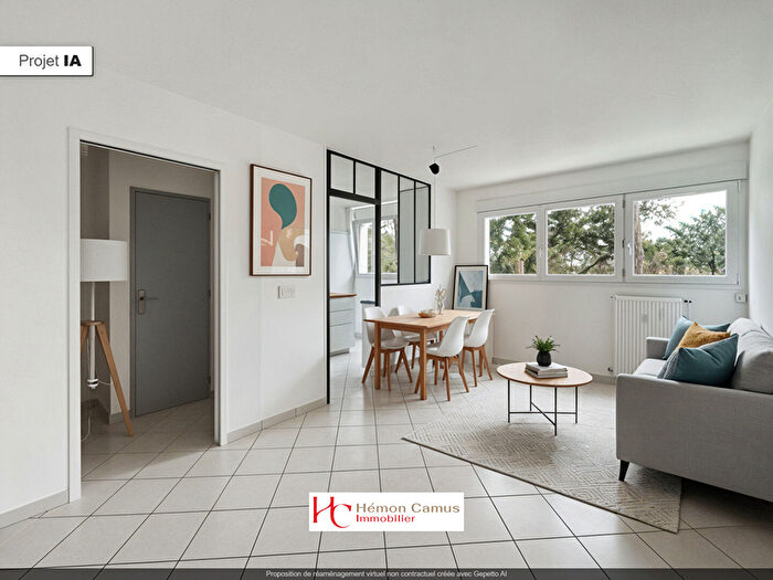 Appartement à vendre - Nantes, Chantenay, Sainte-Anne - 3 pièces - 2 chambres