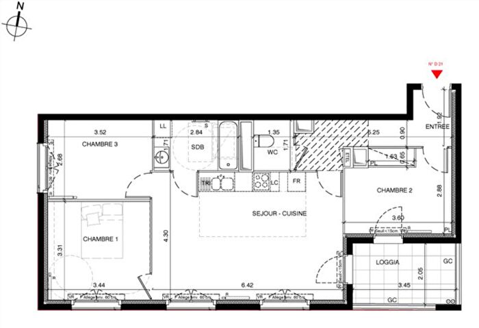Bussy-Saint-Georges - Appartement 4 pièces à vendre