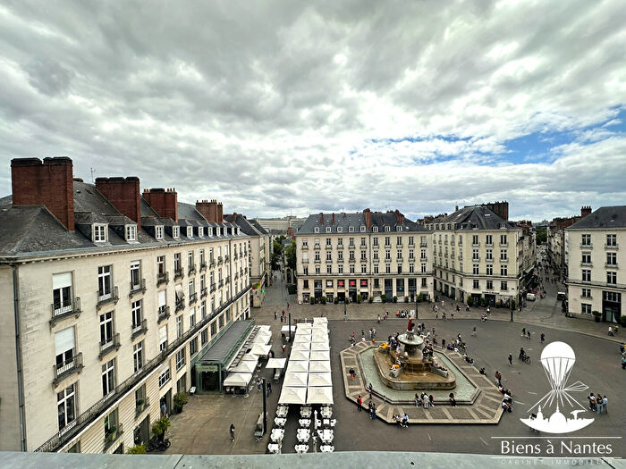 Appartement à louer - Nantes, Centre-ville - 2 pièces - 1 chambre