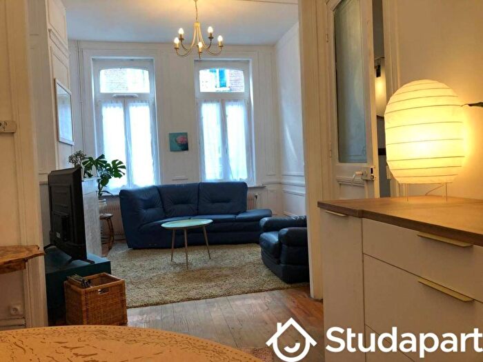 Appartement à louer - Entrepont-Hutin-Oran Cartigny, Roubaix - 1 pièce - 1 chambre