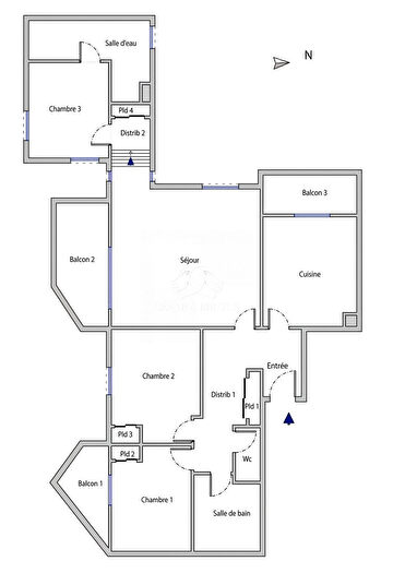 Décines-Charpieu, Bonneveau : Appartement 4 pièces à vendre