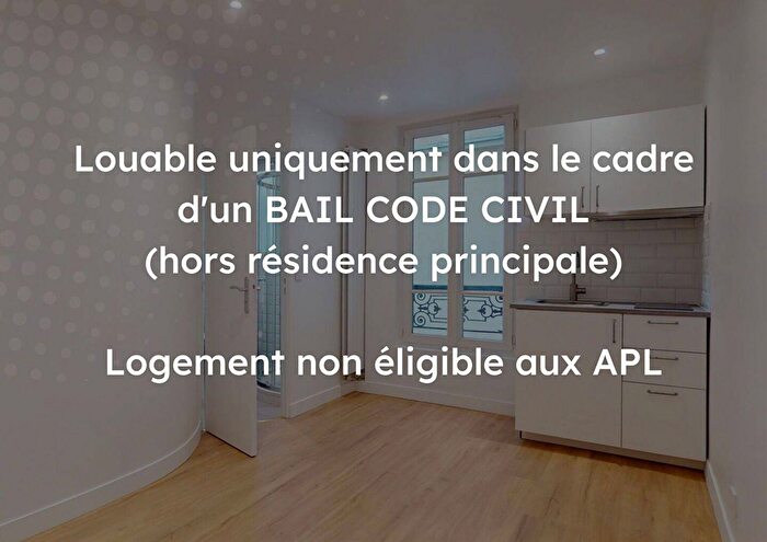 Appartement 1 pièce à Bassin de la Villette, Paris 19ème arrondissement, à louer