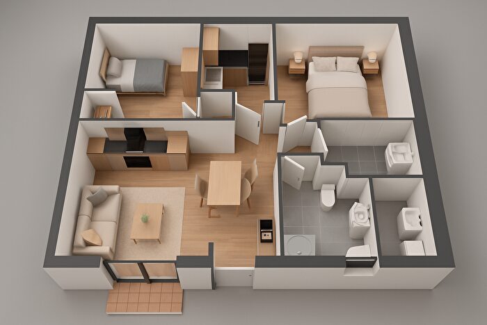 Appartement à vendre - Saint-Orens-de-Gameville - 4 pièces - 3 chambres