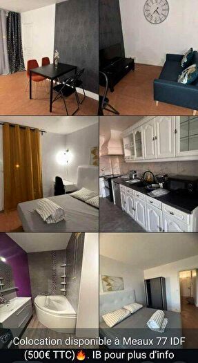 Appartement à louer - Grosse Pierre-Foch-Dunant-Guynemer-Collinet, Meaux - 5 pièces - 4 chambres