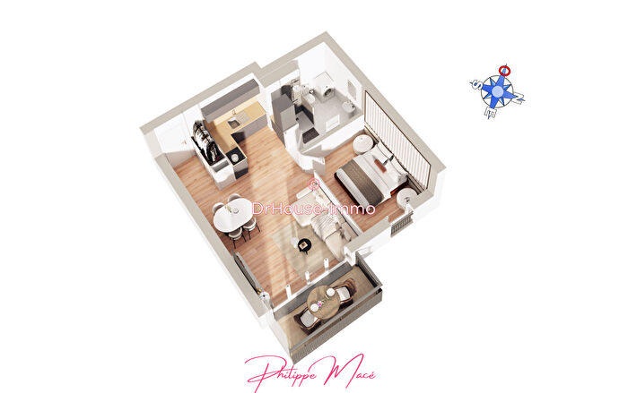 Appartement à vendre - Messy - 2 pièces - 1 chambre