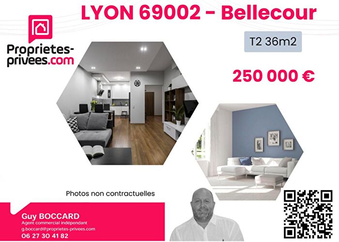 Appartement à vendre - Lyon e , Bellecour, Carnot - 2 pièces - 1 chambre