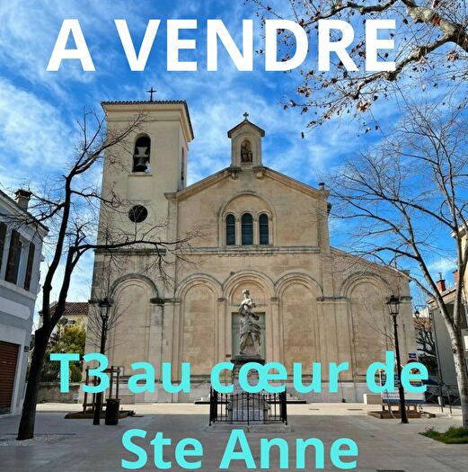 Appartement à vendre - Marseille e , Sainte-Anne - 3 pièces - 2 chambres