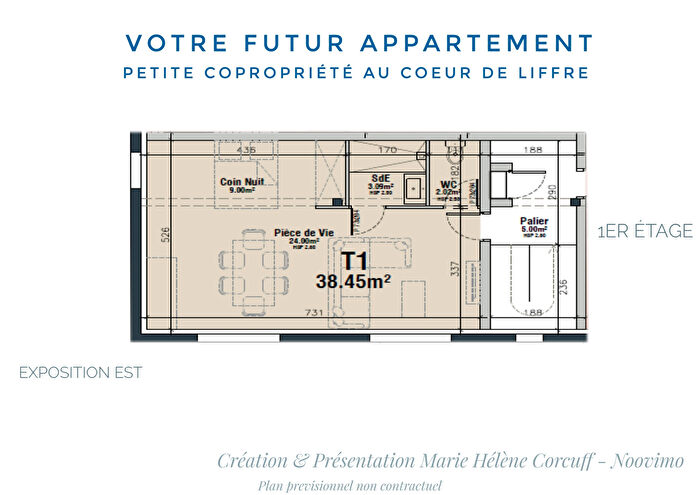 Liffré - Appartement 1 pièce à vendre