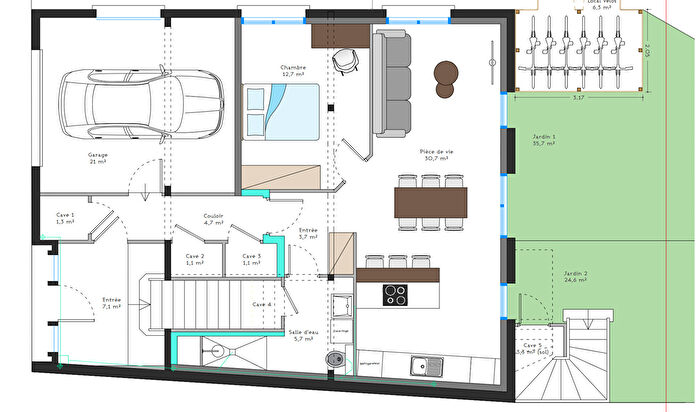Maisons à vendre et appartements à louer - 3