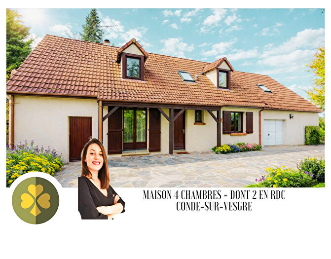 Maison à vendre - Condé-sur-Vesgre - 6 pièces - 4 chambres