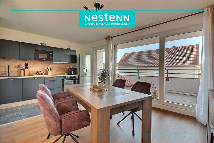 Appartement à vendre - Geispolsheim - 3 pièces - 2 chambres