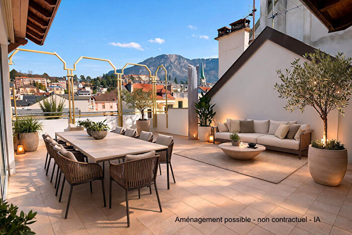 Appartement à vendre - Aix-les-Bains, Centre-ville - 5 pièces - 4 chambres