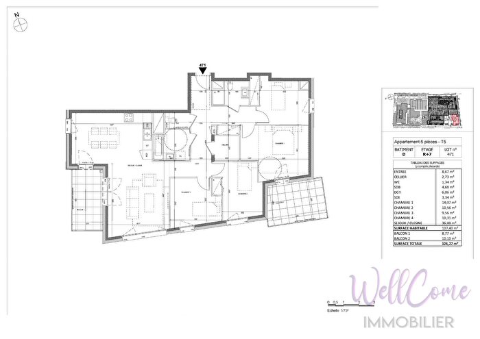 Appartement à vendre - Cran-Gevrier, Centre-ville, Le Vernay, Les Iles - 5 pièces - 4 chambres