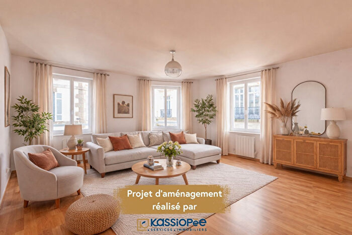 Appartement à vendre - Saint-Brieuc, Centre-ville, Saint-Michel, Le Légué, Notre-Dame - 4 pièces - 2 chambres