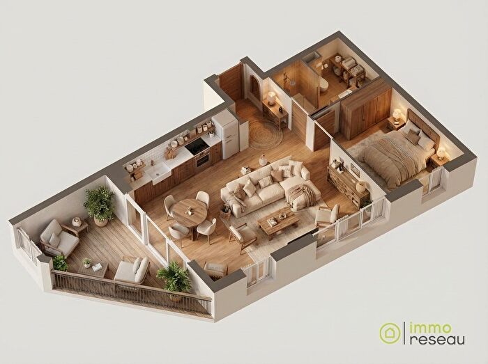 Appartement 2 pièces à vendre à Cucq