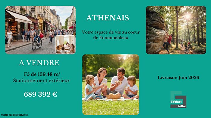 Appartement à vendre - Fontainebleau, France, Joffre - 5 pièces - 4 chambres