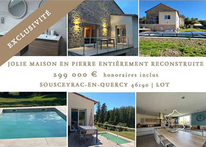 Sousceyrac : Maison 6 pièces à vendre