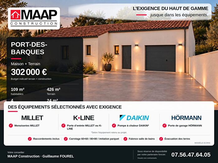Port-des-Barques : Maison 5 pièces à vendre