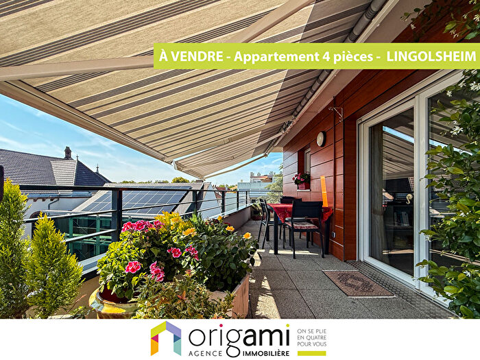 Lingolsheim, Centre-ville : Appartement 4 pièces à vendre