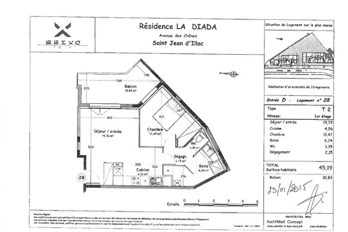 Saint-Jean-dIllac : Appartement 2 pièces à louer