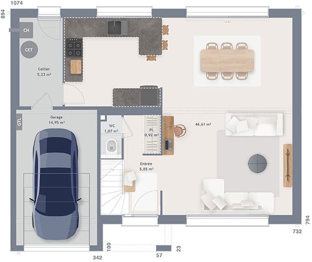 Maison 6 pièces à vendre - Baisieux