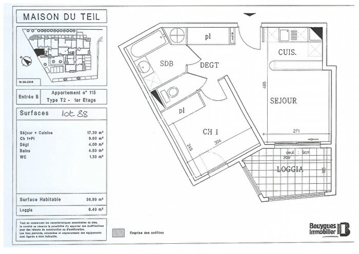 Appartement à vendre - Nîmes, Ville Active - 2 pièces - 1 chambre