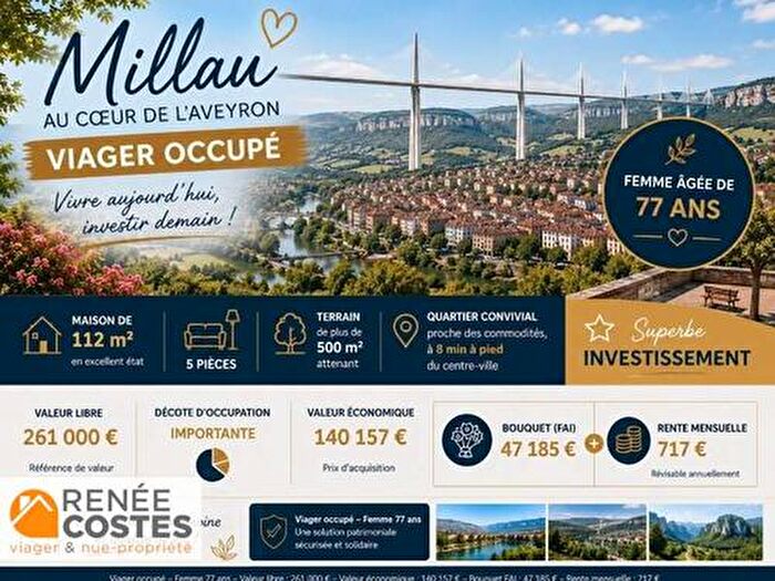 Maison 5 pièces à Millau, Viastels, Louga, Malhourtet, Aumières, à vendre