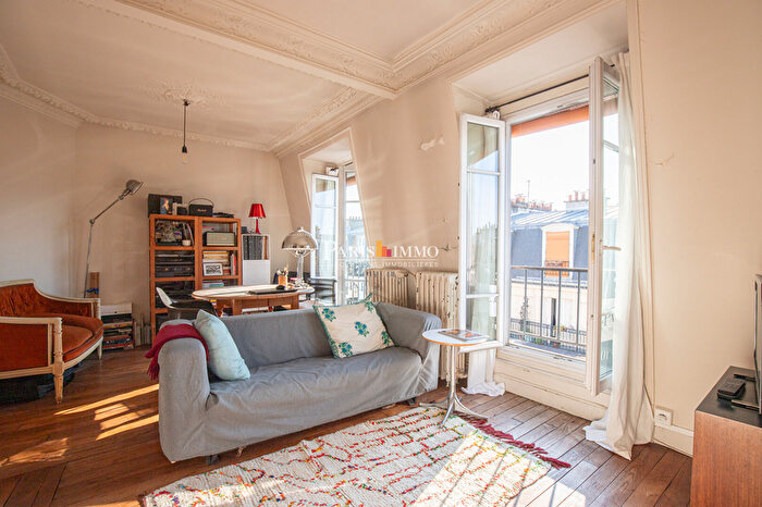 Appartement 2 pièces à Paris 18ème, Grandes Carrières, Clichy, à vendre