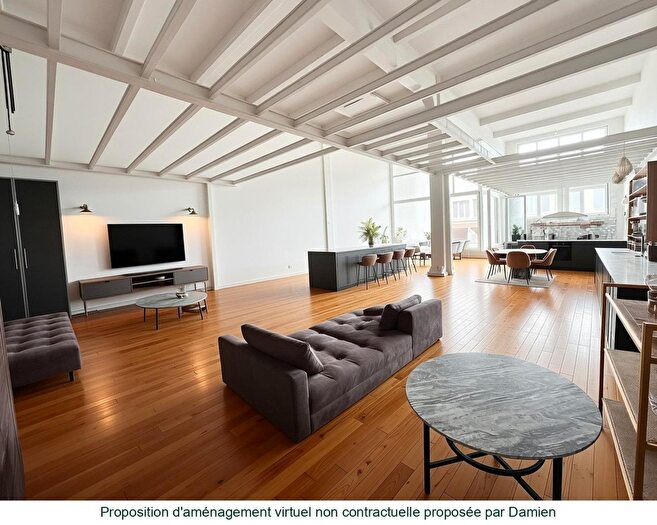 Appartement à vendre - Roubaix, Cartigny, Hutin - 5 pièces - 4 chambres