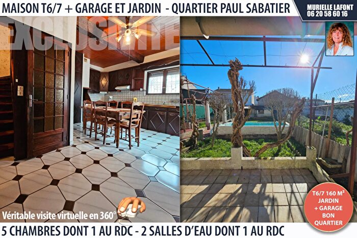 Maison à vendre - Carcassonne - 6 pièces - 5 chambres