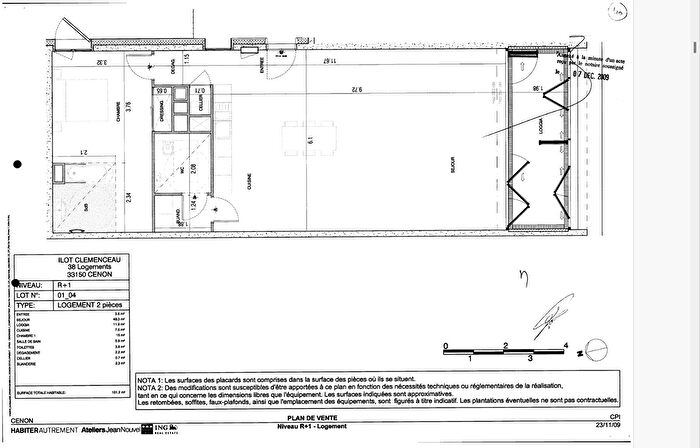 Cenon, Marègue : Appartement 2 pièces à louer