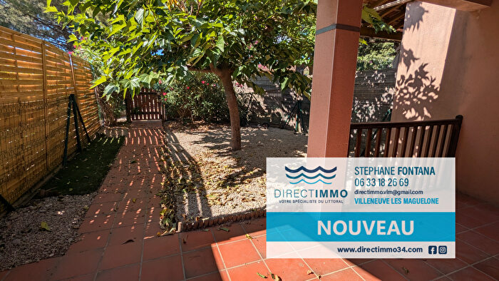 Appartement à vendre - Villeneuve-lès-Maguelone - 3 pièces - 2 chambres