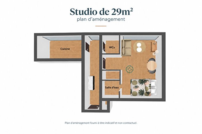 Appartement 1 pièce à louer à Paris 15ème, Georges Brassens