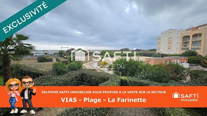 Appartement à vendre - Vias, Plage, Farinette, Plage du Libron - 3 pièces - 2 chambres