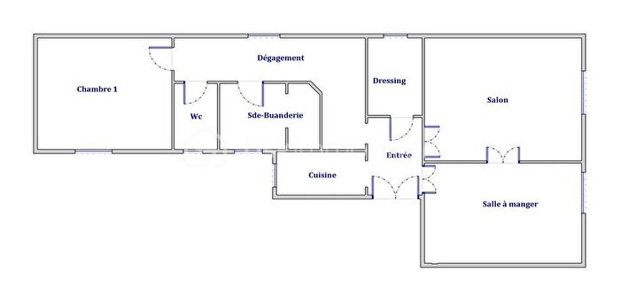 Appartement à vendre - Bois-Colombes, Jean Jaurès - 3 pièces - 1 chambre
