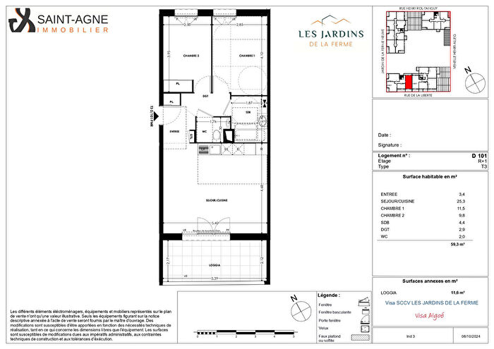 Appartement 3 pièces à louer à Grigny, Grigny, Gare