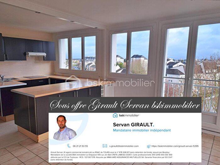 Appartement à vendre - Saint-Cyr-sur-Loire, République, Fosses Boissées, Hôtel de ville - 3 pièces - 2 chambres