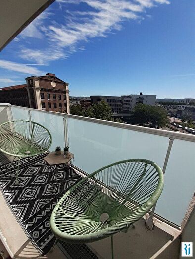 Appartement à louer - République, Le Petit-Quevilly - 2 pièces - 1 chambre