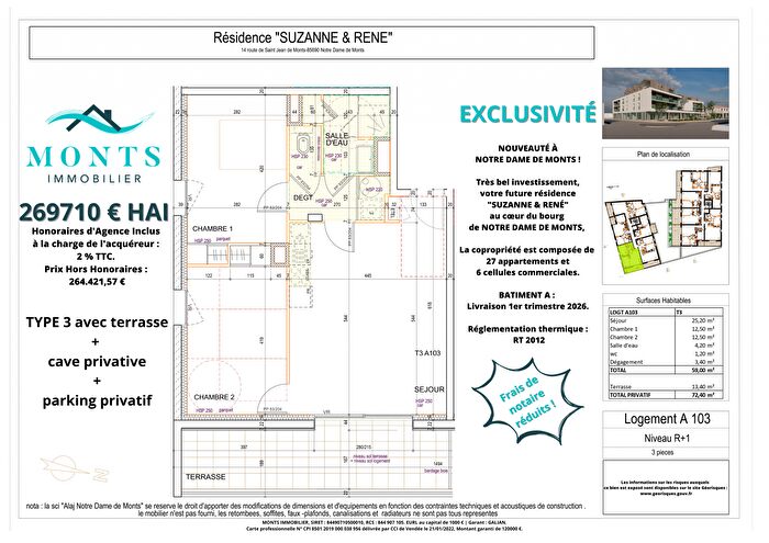 Maisons à vendre et appartements à louer - 1