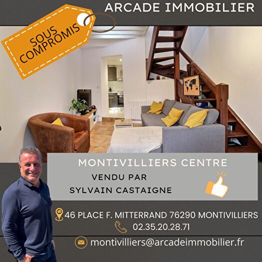 Maison à vendre - Montivilliers, Centre-ville - 2 pièces - 1 chambre
