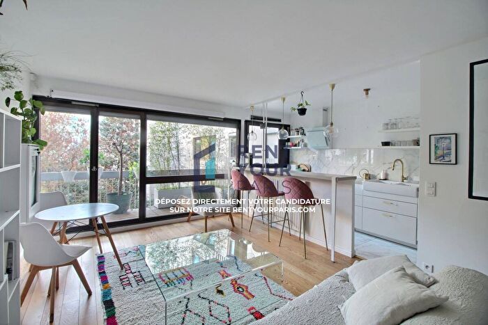 Appartement à louer - Danube-Porte des Lilas, Paris ème arrondissement - 2 pièces - 1 chambre