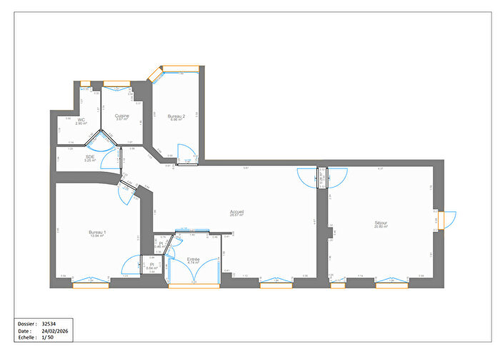 Appartement à vendre - Paris e , Monge, Jussieu - 3 pièces - 2 chambres