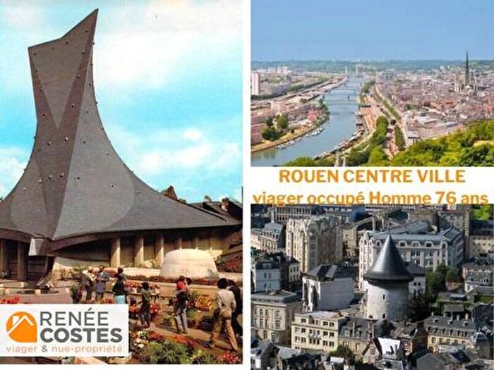 Appartement à vendre - Rouen, Vieux Marché, Cathédrale - 3 pièces - 2 chambres