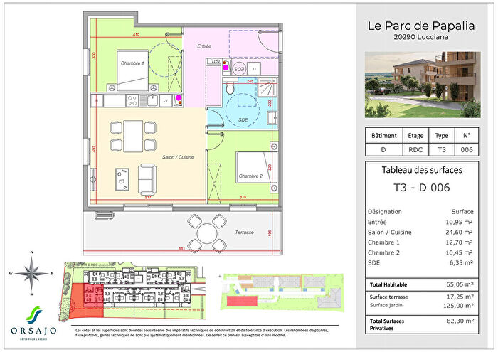 Appartement 3 pièces à Lucciana, à vendre