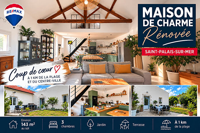Maison 5 pièces à vendre à Saint-Palais-sur-Mer