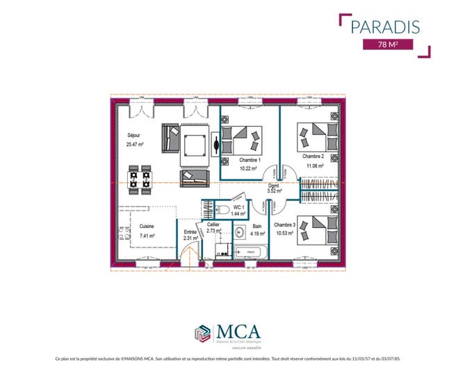 Maisons à vendre et appartements à louer - 3