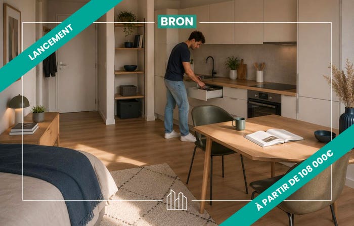 Maison 1 pièce à Bron, La Pagère, à vendre