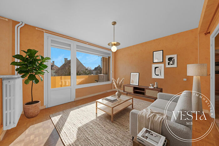 Appartement à vendre - Dijon - 4 pièces - 2 chambres