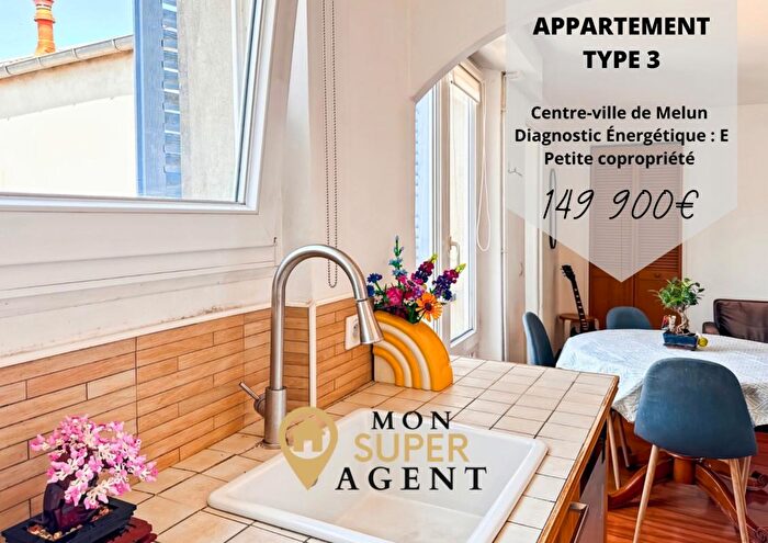 Appartement à vendre - Melun, Centre-ville - 3 pièces - 2 chambres