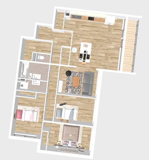 Appartement à vendre - Meaux, Beauval Colbert - 5 pièces - 4 chambres